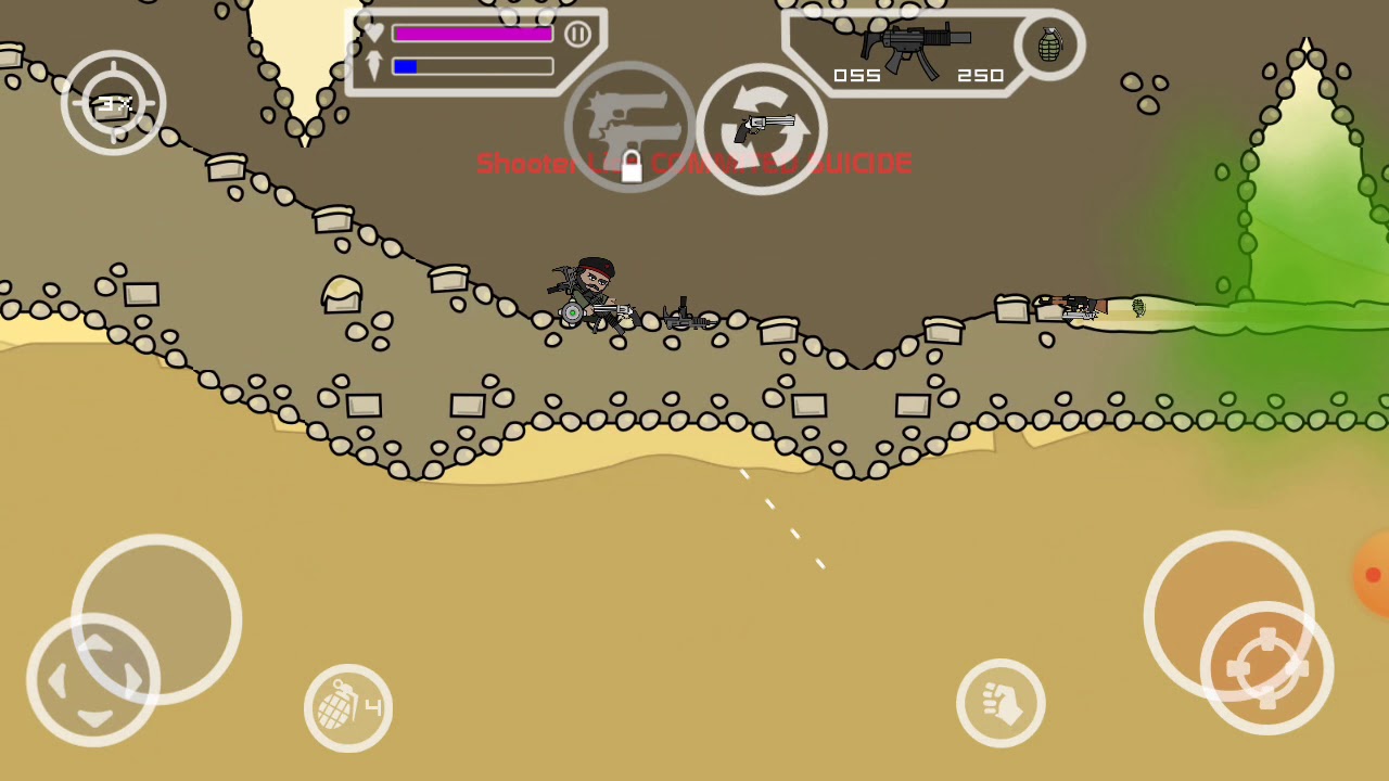 (Mini militia) FREE FOR ALL - YouTube