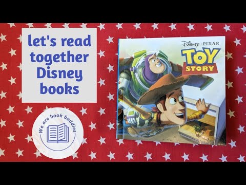 let's read together a Disney Pixar book. Toy Story. Read along out loud ...