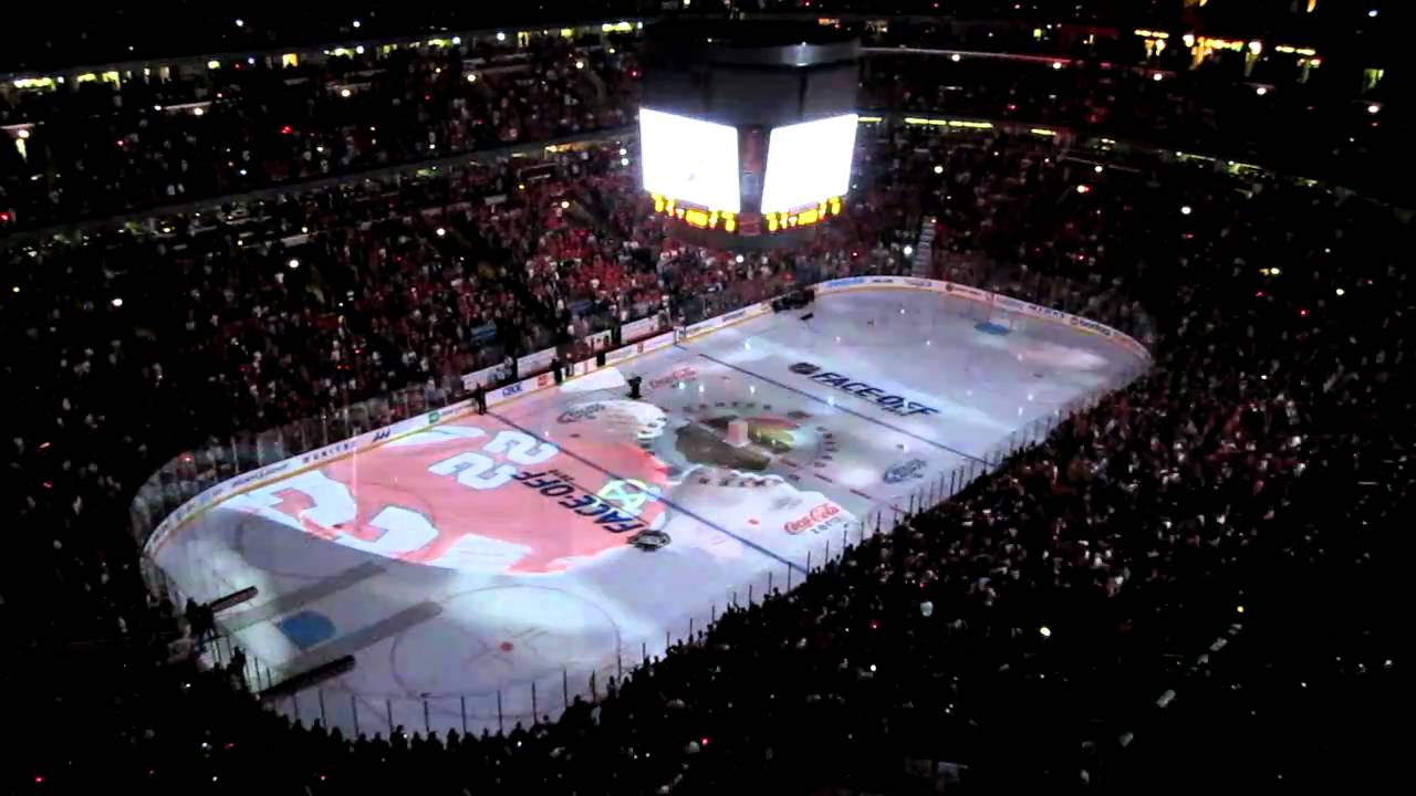 Chicago Blackhawks Banner Raising Ceremony - Part 1 - YouTube