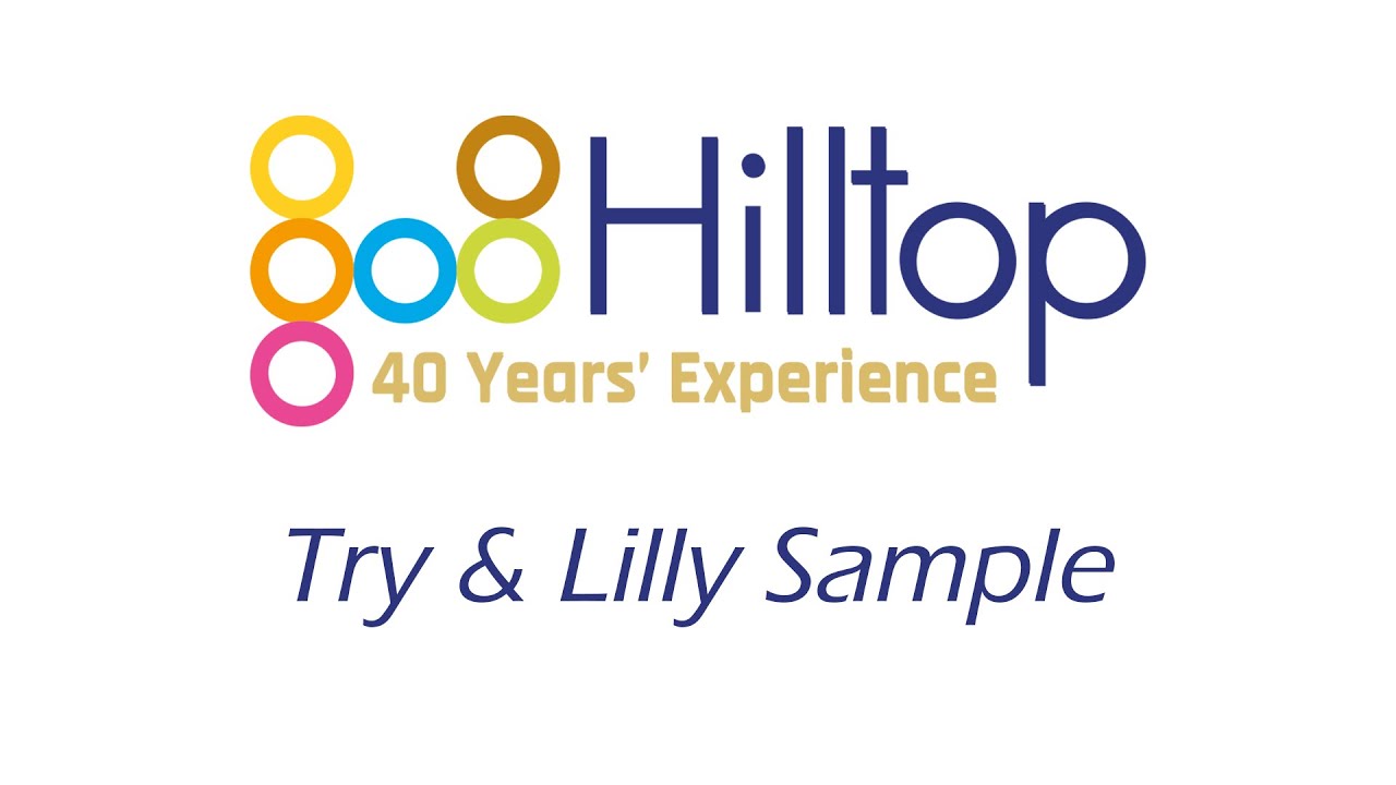 Try and Lilly Sample - Hilltop Products - YouTube