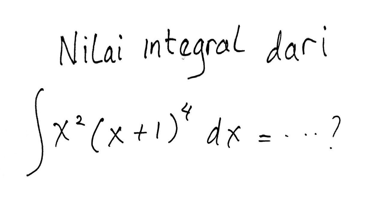Soal Integral Dengan Metode Integral Parsial Tabel - YouTube