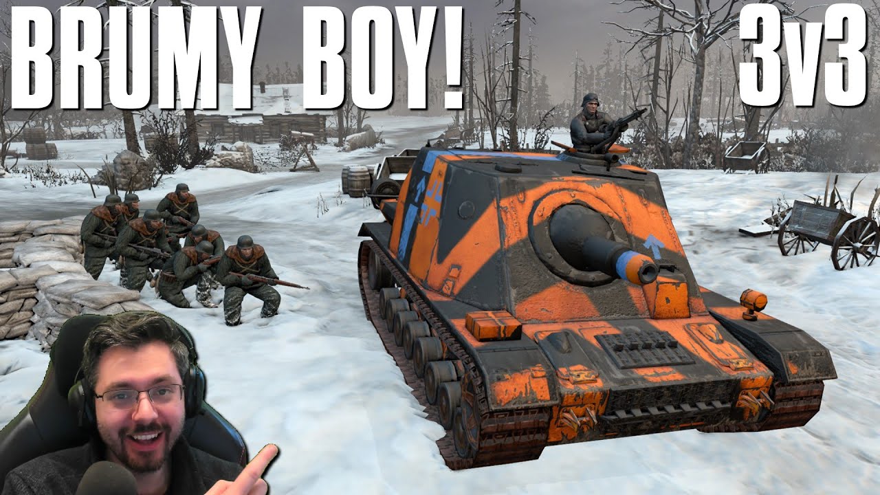 Brumy Boy! - 3v3 - Company of Heroes 2 - YouTube