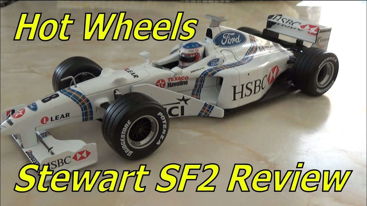 Hot Wheels Review, Stewart Ford SF2 1/18 (1998) - YouTube