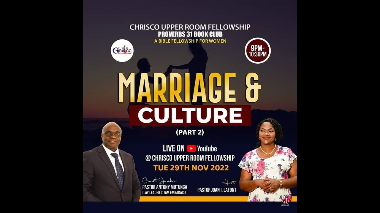 MARRIAGE & CULTURE PT 2 by Pst Antony Mutunga - YouTube