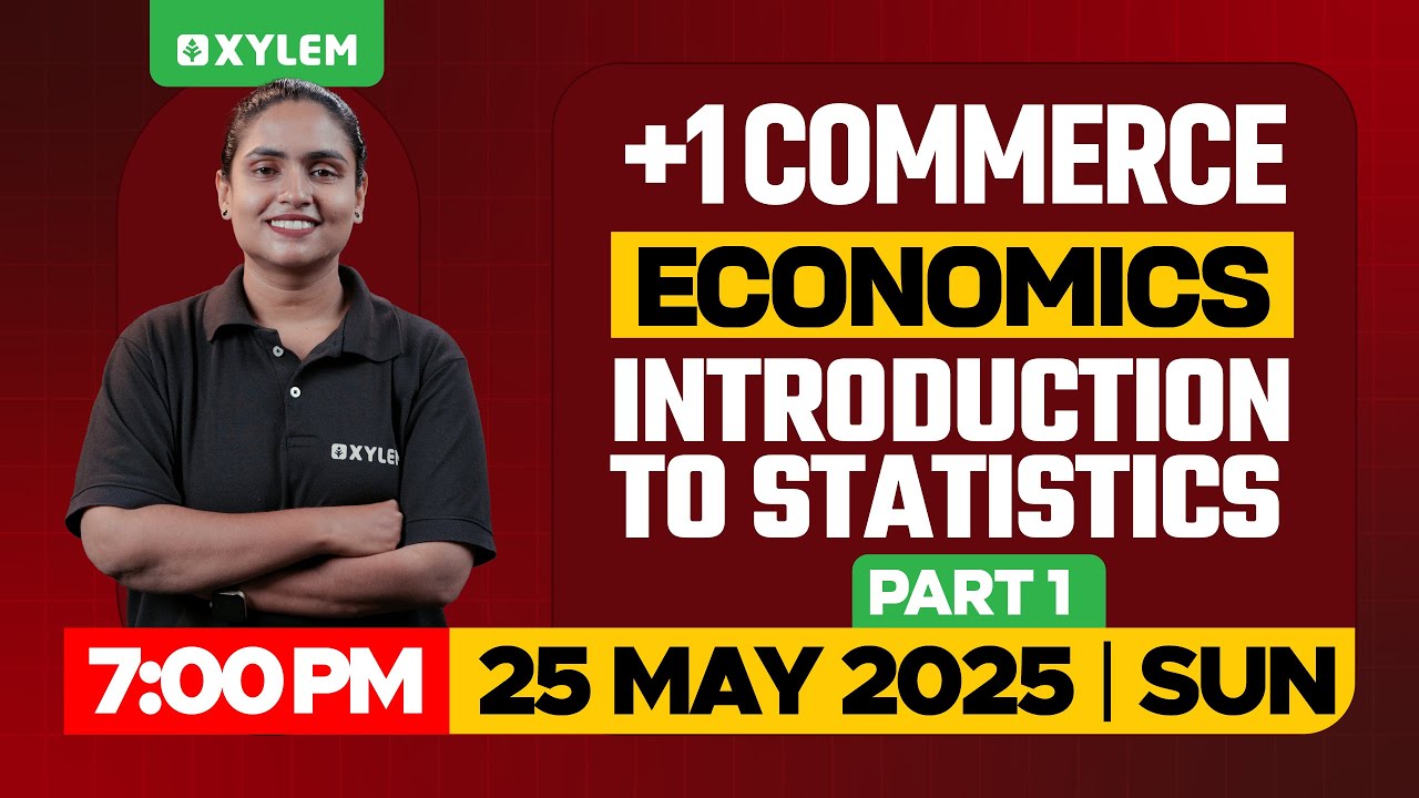Plus One Commerce - Economics | Introduction To Statistics - Part 1 ...