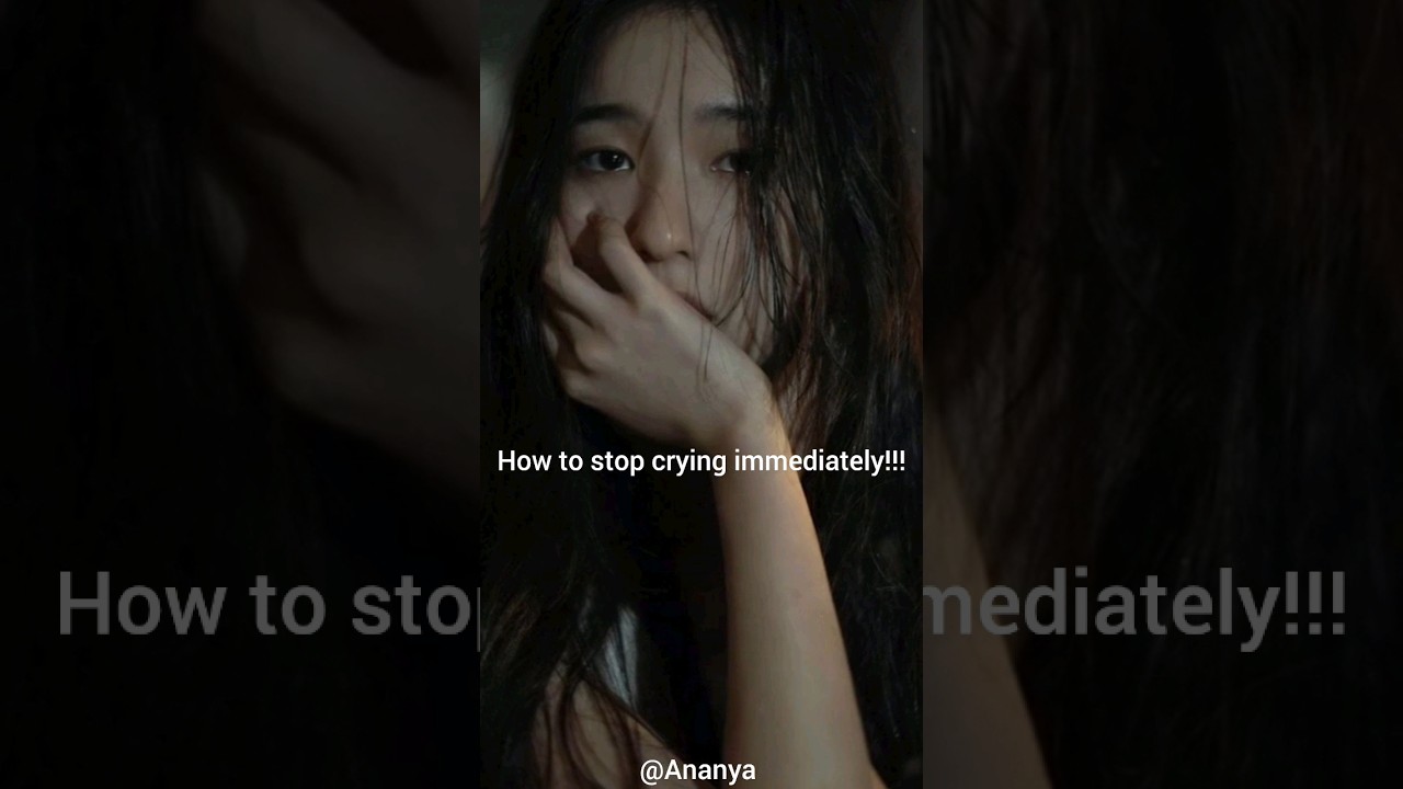 How to stop crying immediately. #viral #aesthetic. - YouTube