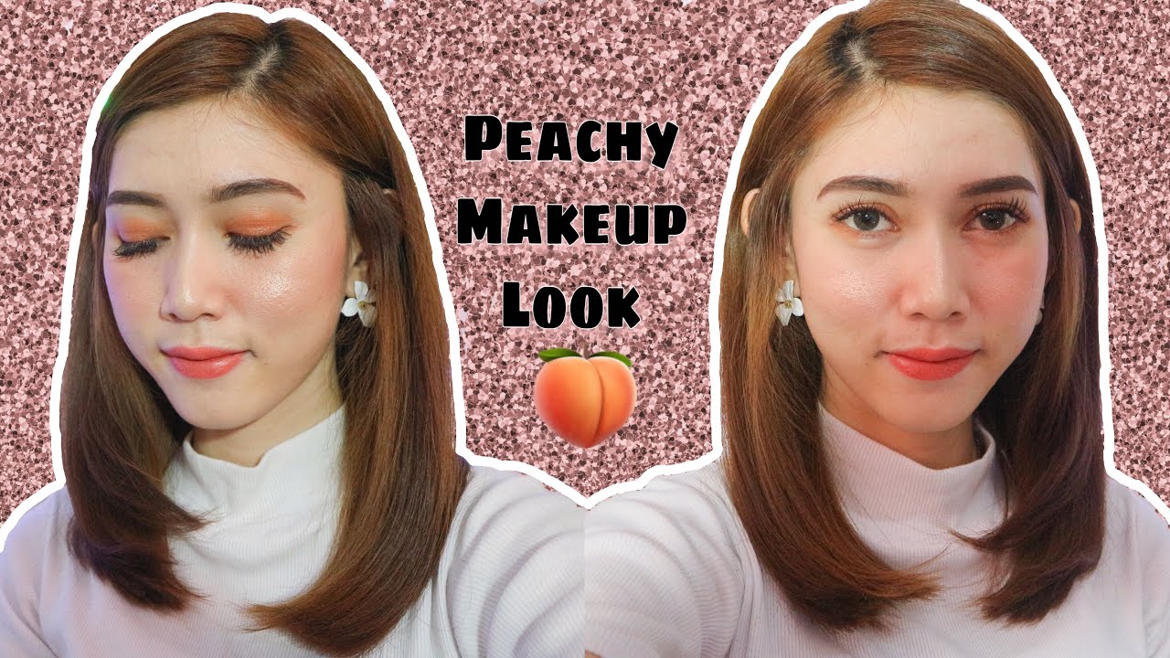 Peachy Makeup Look 🍑 - YouTube