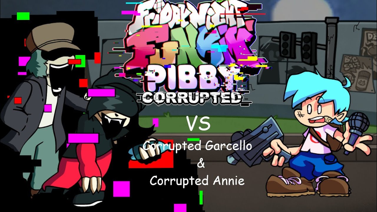 FNF X Pibby vs Corrupted Garcello & Annie#fridaynightfunkin#fnfmods#fnf ...