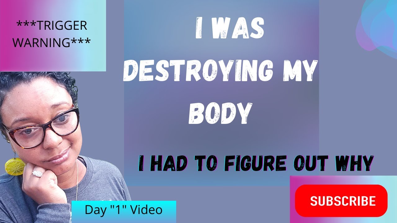 Am I Destroying my Own Body?? Are the habits I created destroying me ...