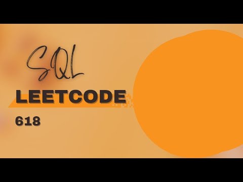 Leetcode 618 - YouTube