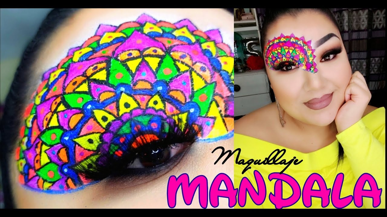 Maquillaje Mándala / tendencia 2021. - YouTube