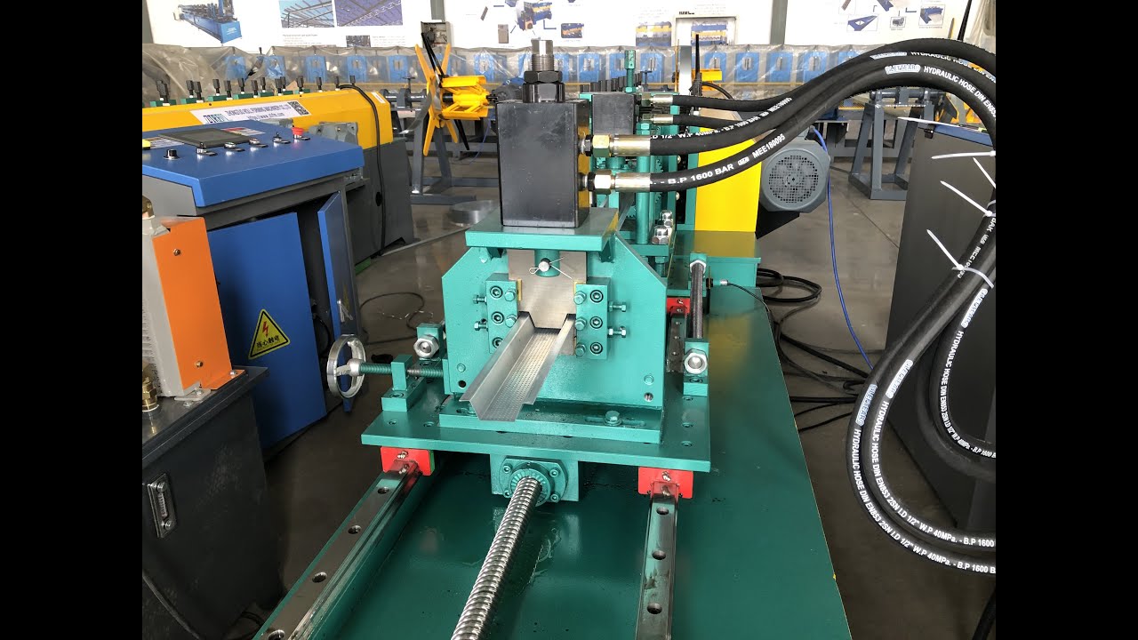 #Light gauge steel frame roll forming machine#Europe stud and track ...