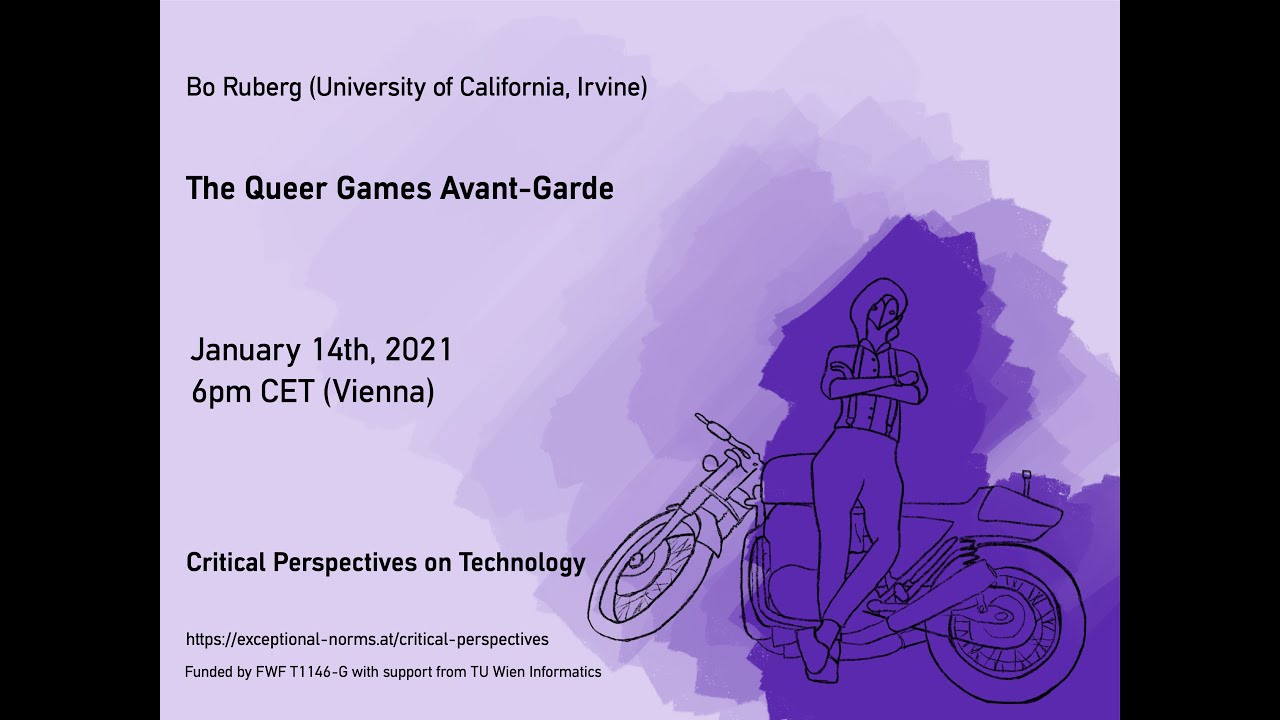 Bo Ruberg (UC Irvine) -- The Queer Games Avant-Garde - YouTube