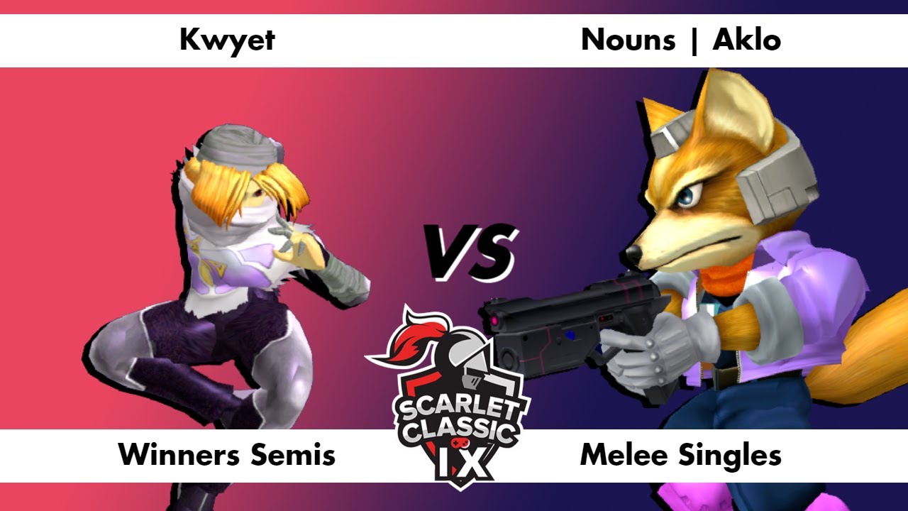 Scarlet Classic IX Melee - Kwyet (Sheik) vs Aklo (Fox) - Winners Semis ...