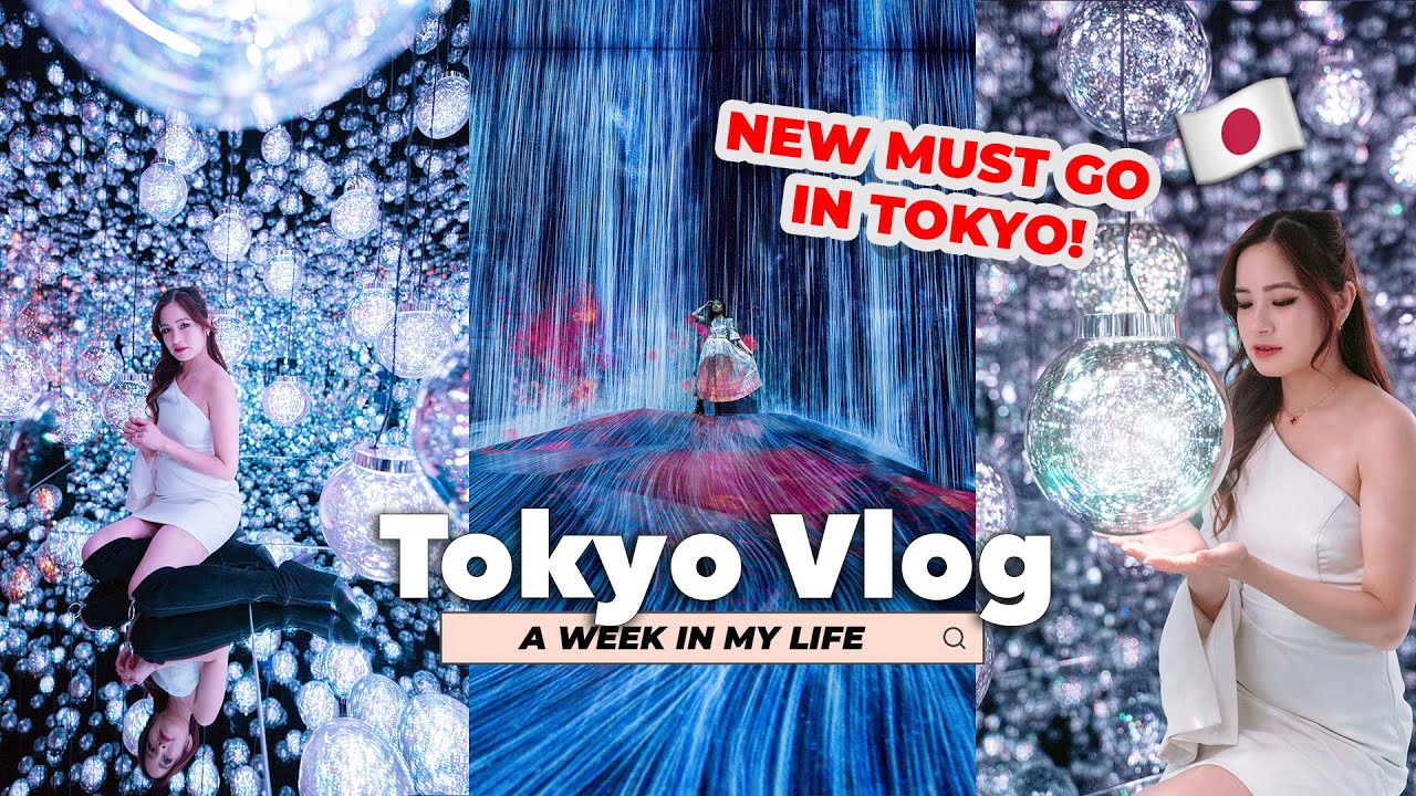 NEW MUST GO IN TOKYO! TeamLab Borderless - A Week in my life LIVING IN JAPAN 🇯🇵 - Tokyo Life ...