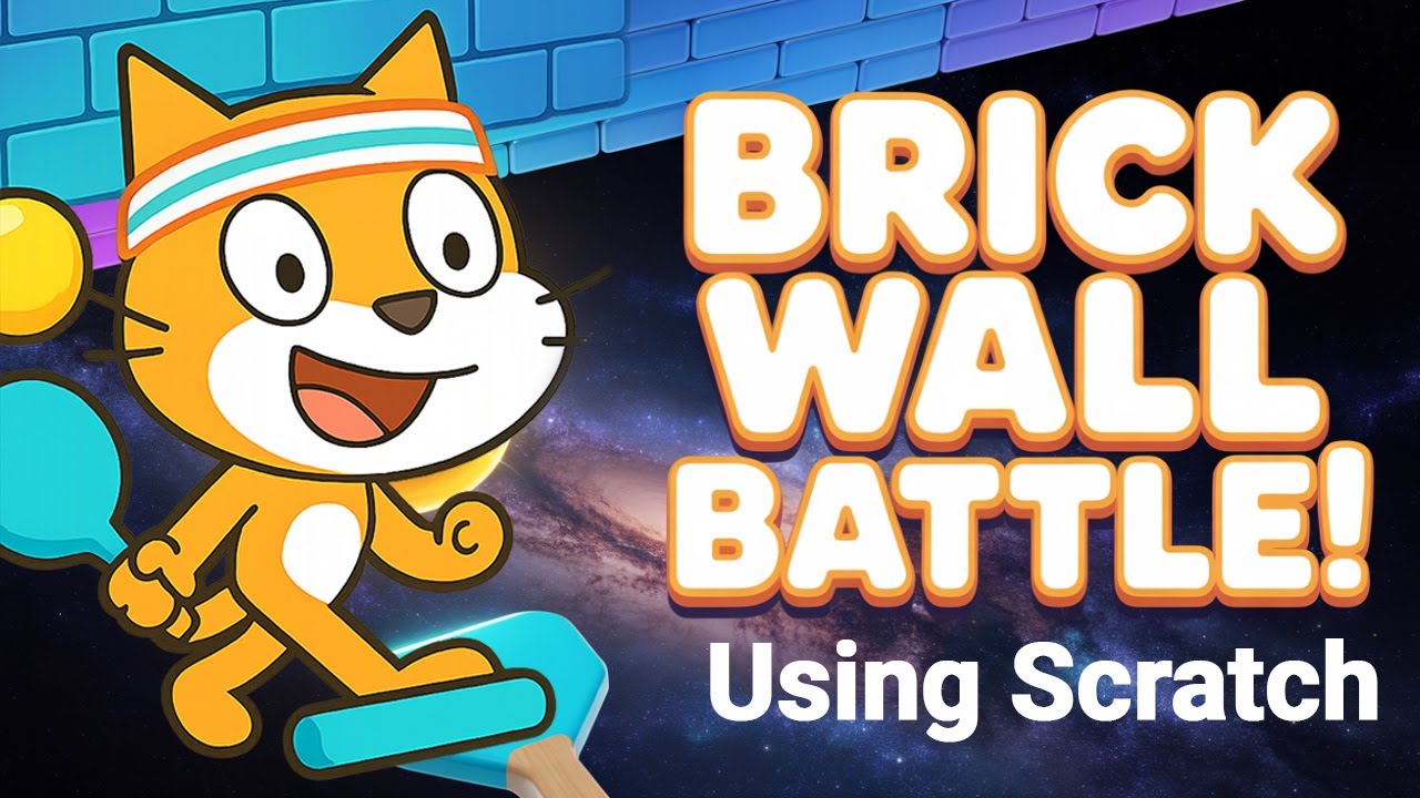 Scratch Project: Break the Brick Challenge 🔥 | Learn to Code Brick Breaker Arcade Game for Kids ...
