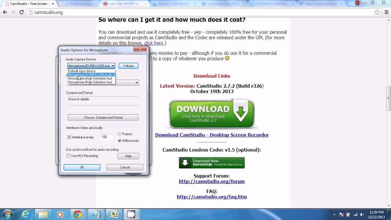 How To Use Camstudio - YouTube