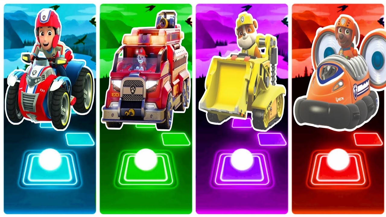 Paw Patrol :Team Ryder - Rubble 🆚 Marshall 🆚 Ryder 🆚 Chase || Tileshop ...