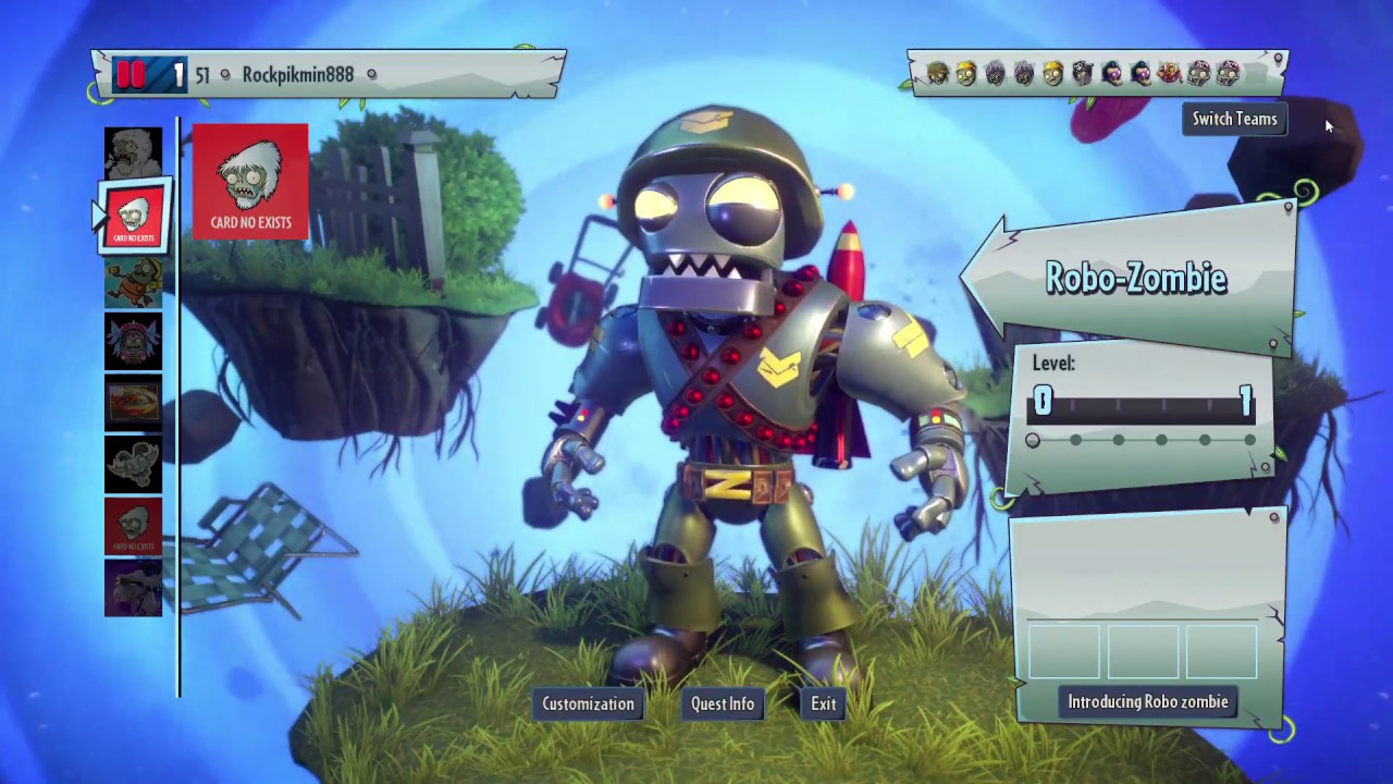 Plants vs Zombies Garden Warfare 2 robo zombie game play - YouTube