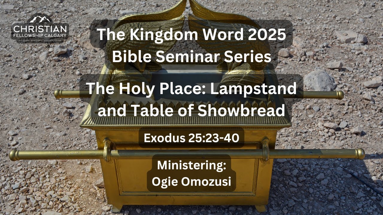 The Holy Place: Lampstand and Table of Showbread - Ogie Omozusi (Jan ...