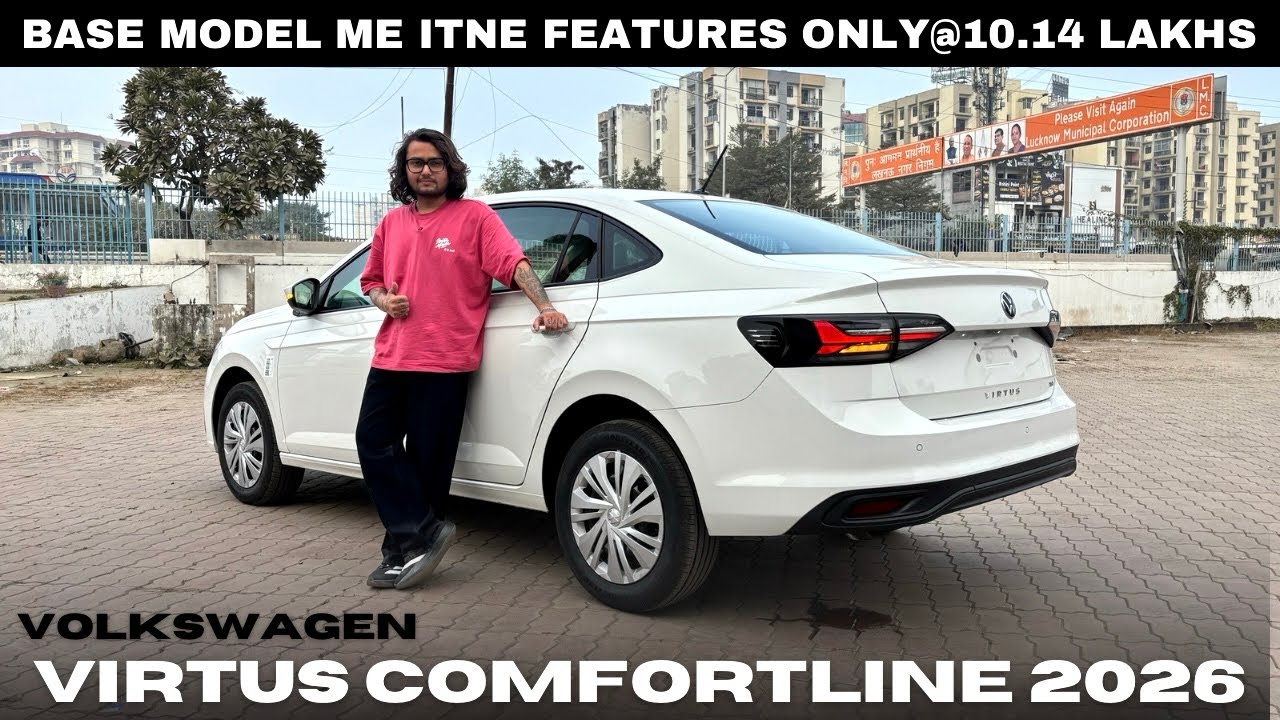 Volkswagen Virtus Comfortline 2026 | BASE MODEL ONLY@10.14 LAKHS | Full ...