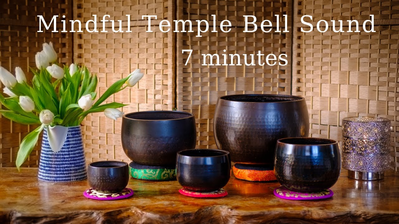 Meditative Sound of 5 Rin Temple Bells frequencies of 193Hz, 301Hz ...