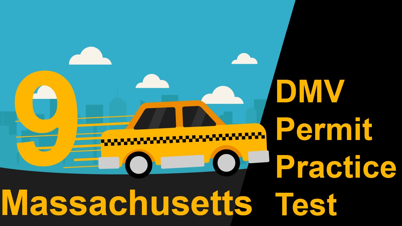 Massachusetts DMV Permit Practice Test 9 - 2018 - YouTube