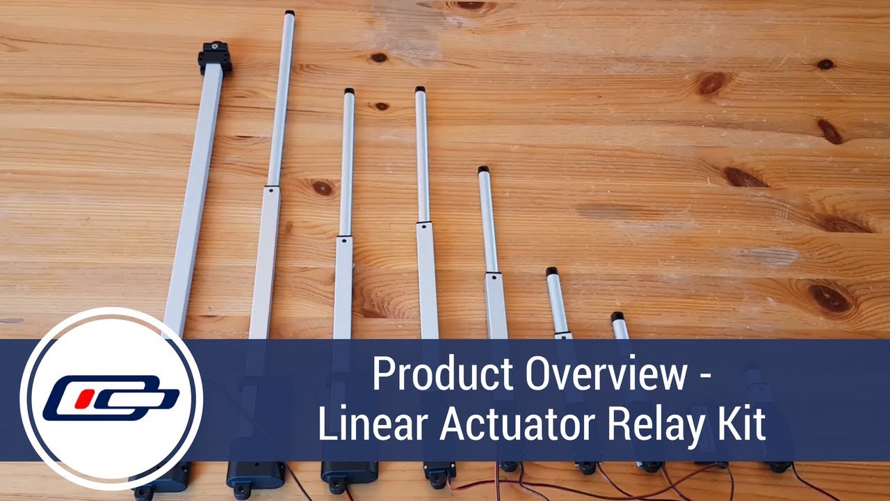 Micro Linear Actuators - 9 Different Stroke Lengths - YouTube