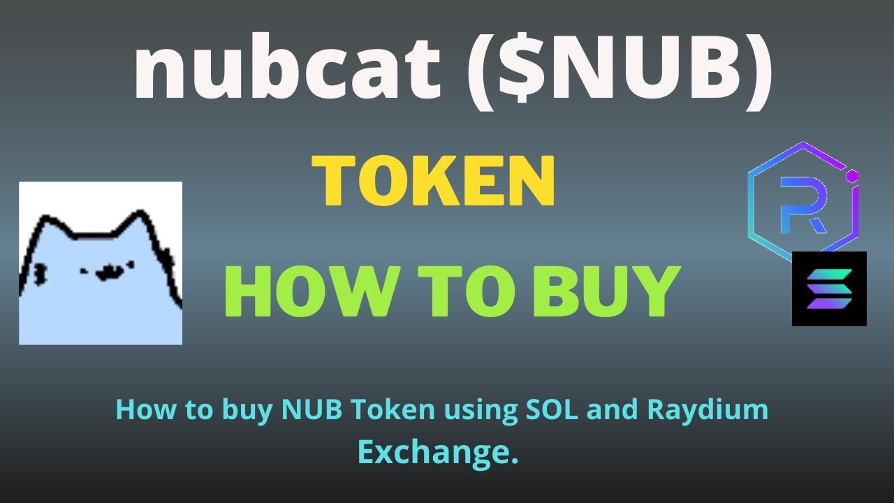 How to Buy nubcat (NUB) Token Using Raydium Exchange - YouTube