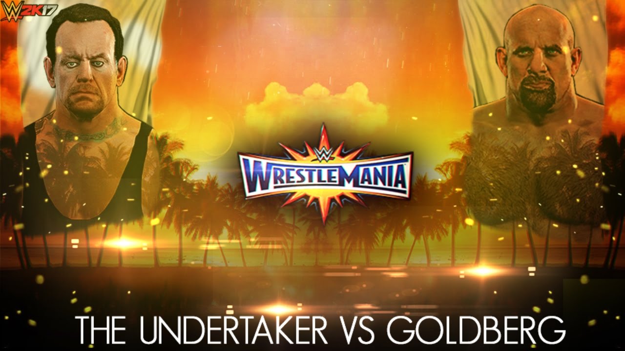 WWE 2K17 - The Undertaker vs Goldberg - Wrestlemania 33 (Epic ...