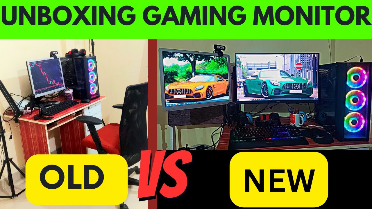 MY GAMING PC || UNBOXING ACER MONITOR 📈|| SETUP 2.0 📉 - YouTube