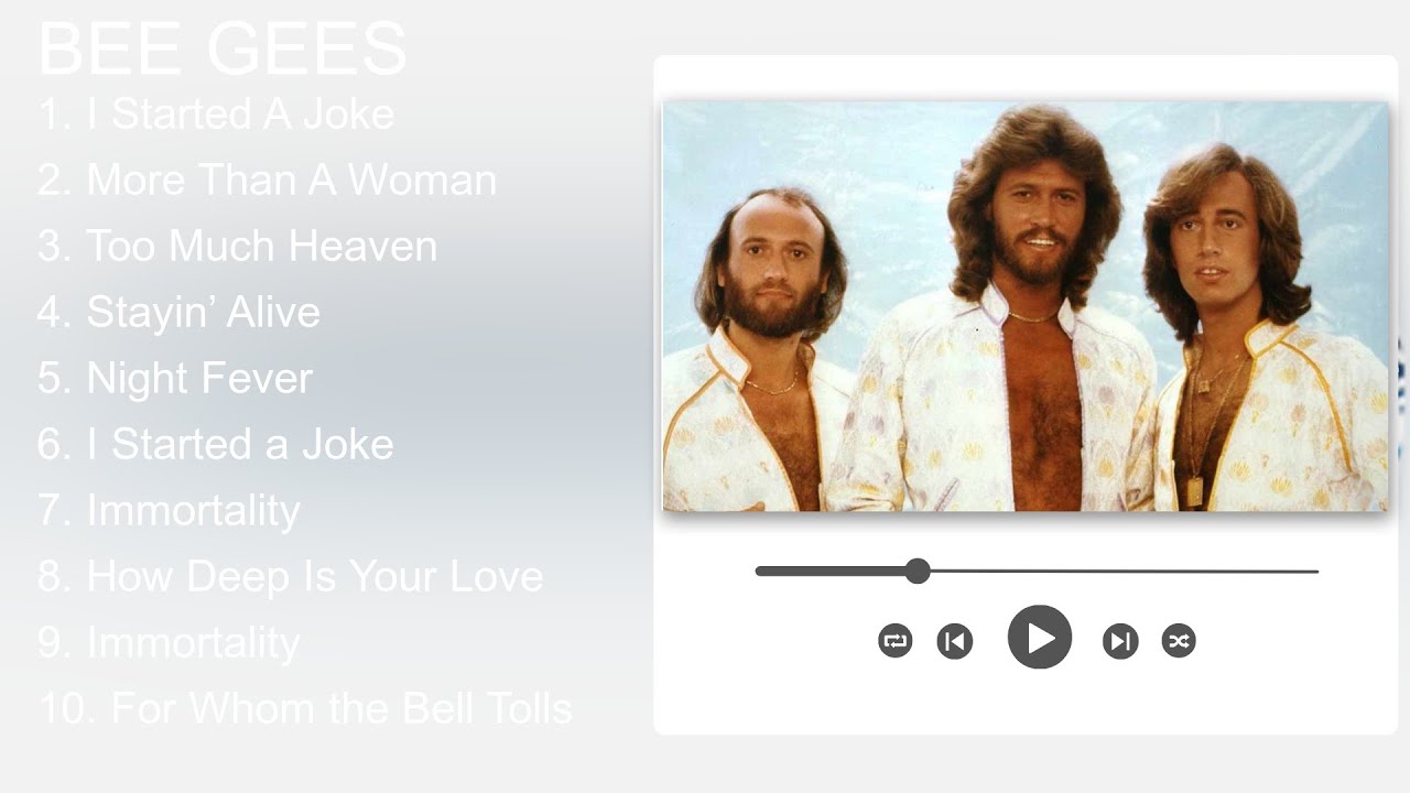 Bee Gees Greatest Hits Songs of All Time - Music Mix Playlist - YouTube