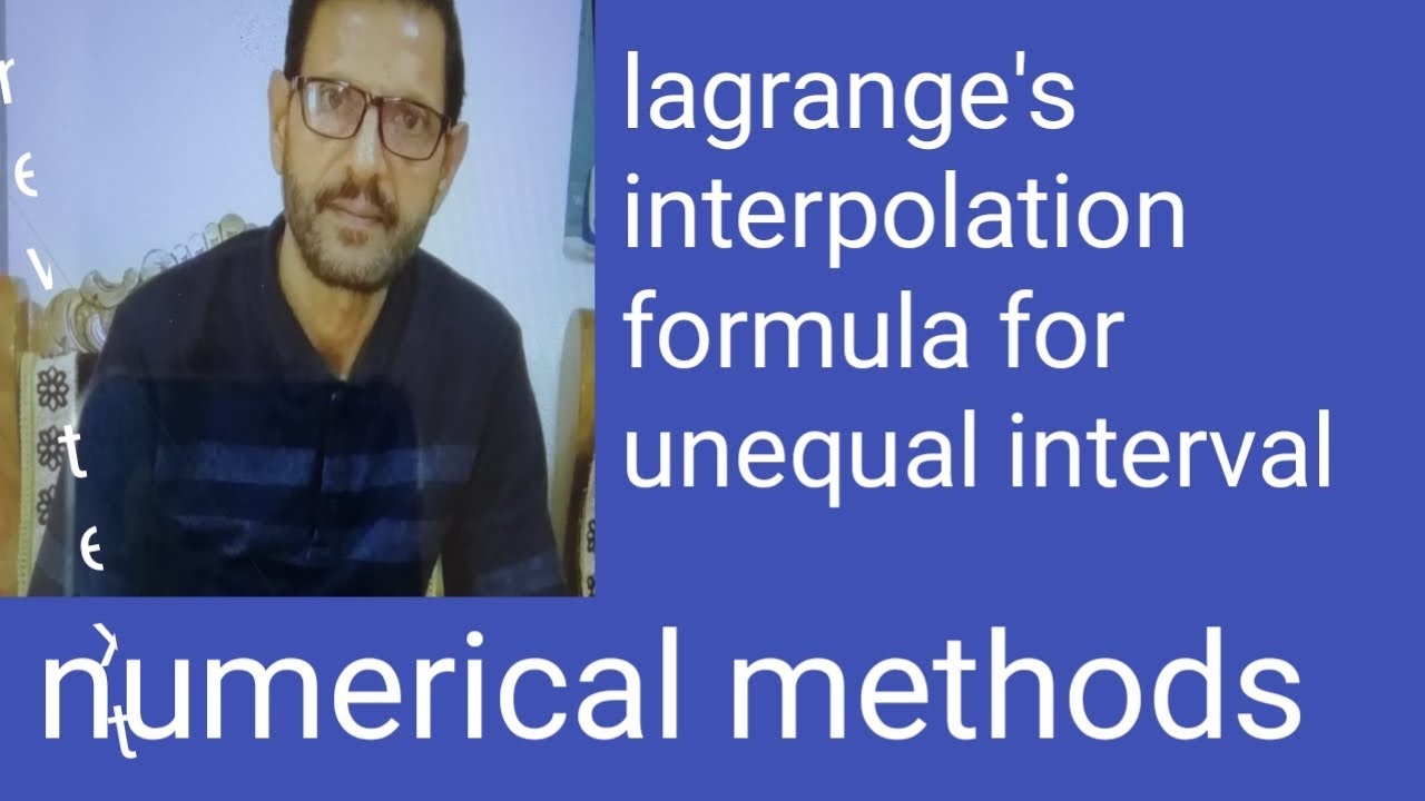 Lagrange interpolation formula || for unequal interval || numerical methods - YouTube