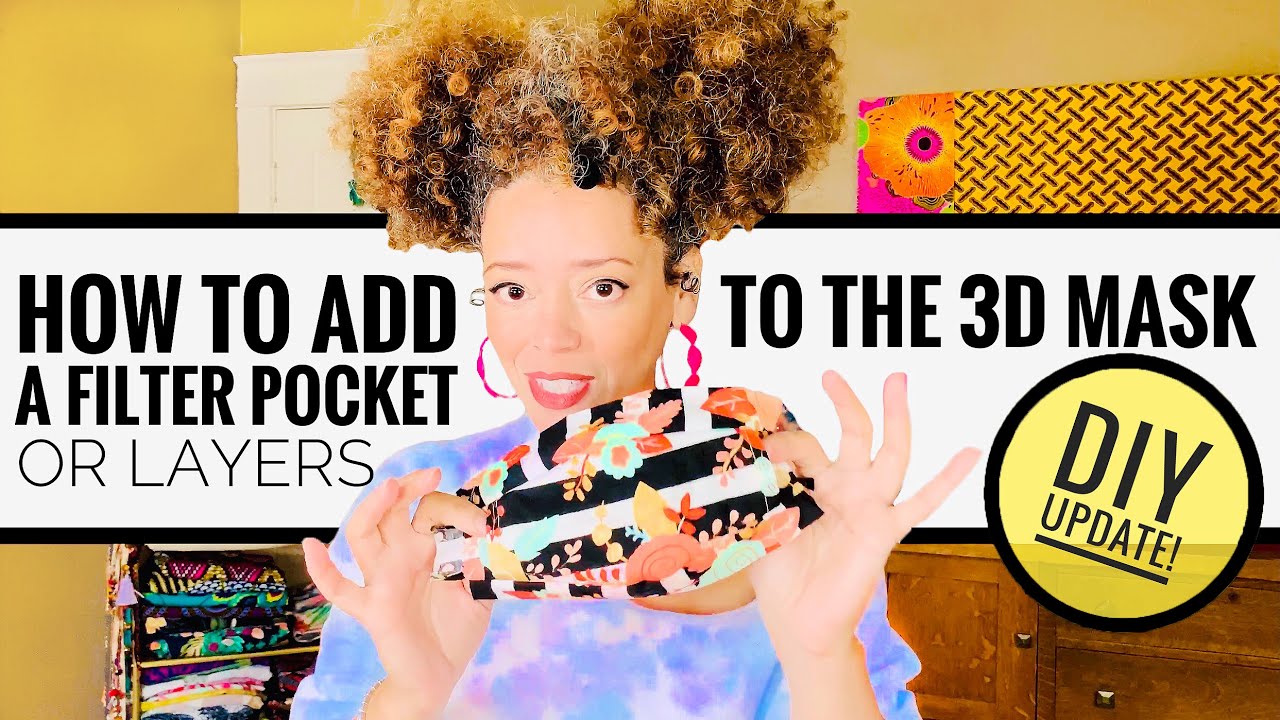HOW TO: Add a Filter Pocket to the 3D Mask! - YouTube