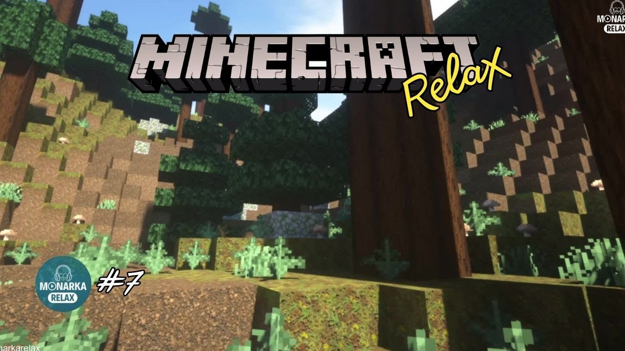 Minecraft Relax Caminata Bioma Bosque de Abeto + Meditaciones - YouTube