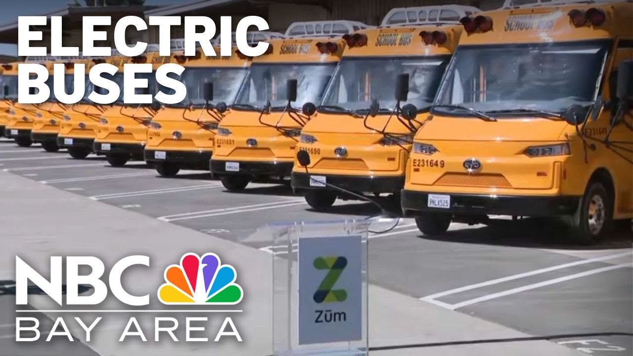 Push to roll out safer, electric school buses - YouTube