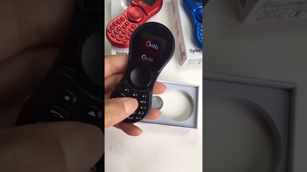 World's First Fidget Spinner Phone Chilli K188 - YouTube