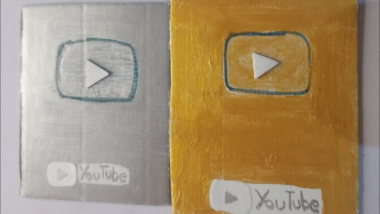 youtube play buttons making at home 🏡🥳🌺#myfirstvideoonyoutube💜💕like ...