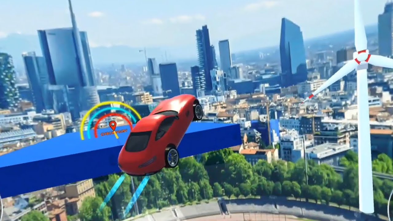 SUPER GT MEGA RAMPS STUNT CAR CHALLENGE - YouTube