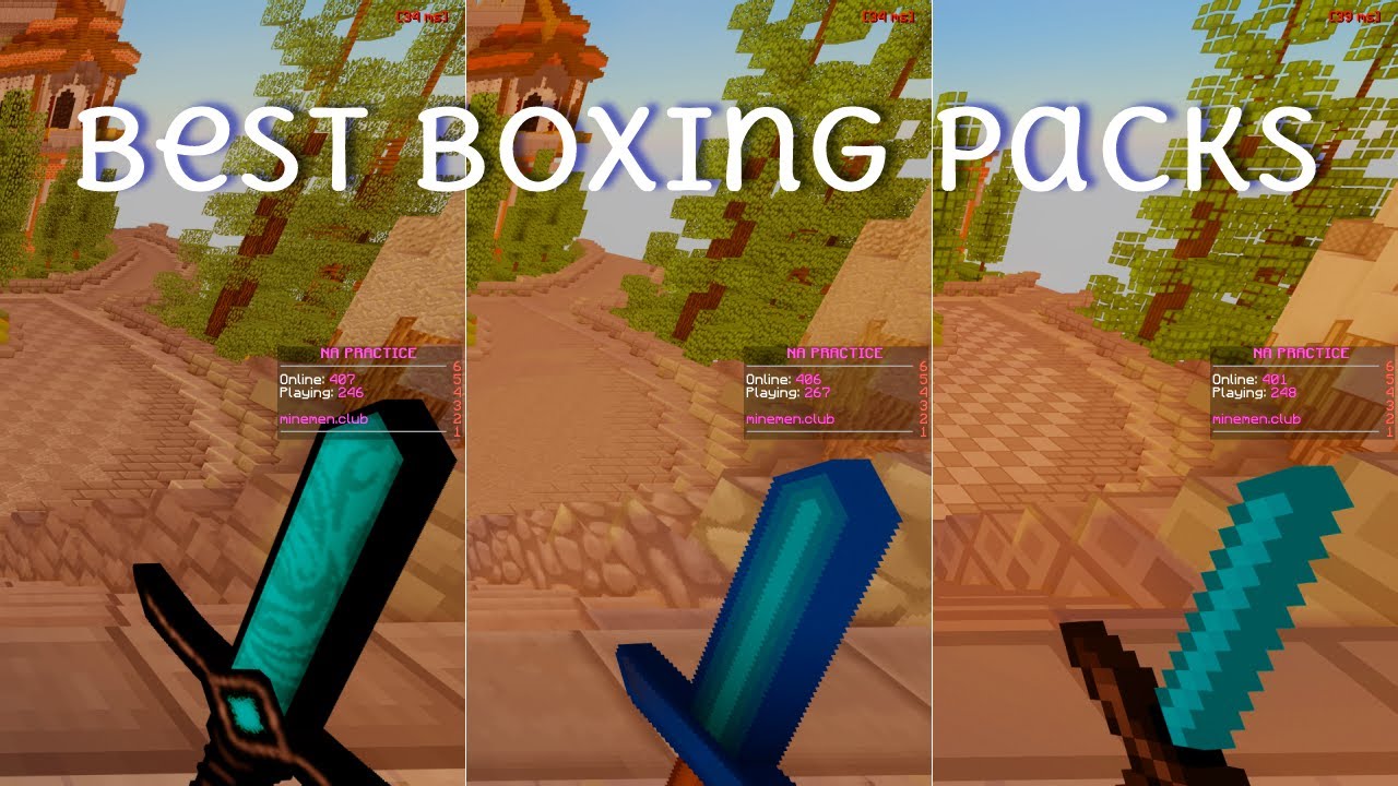 The Top 3 BEST Texture Packs for Boxing - YouTube