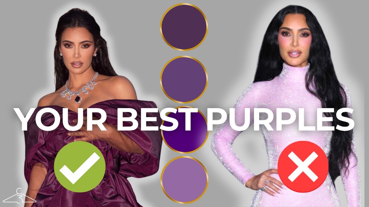 How to Find your Best Shade of PURPLE | Seasonal Color Analysis 🍇 - YouTube