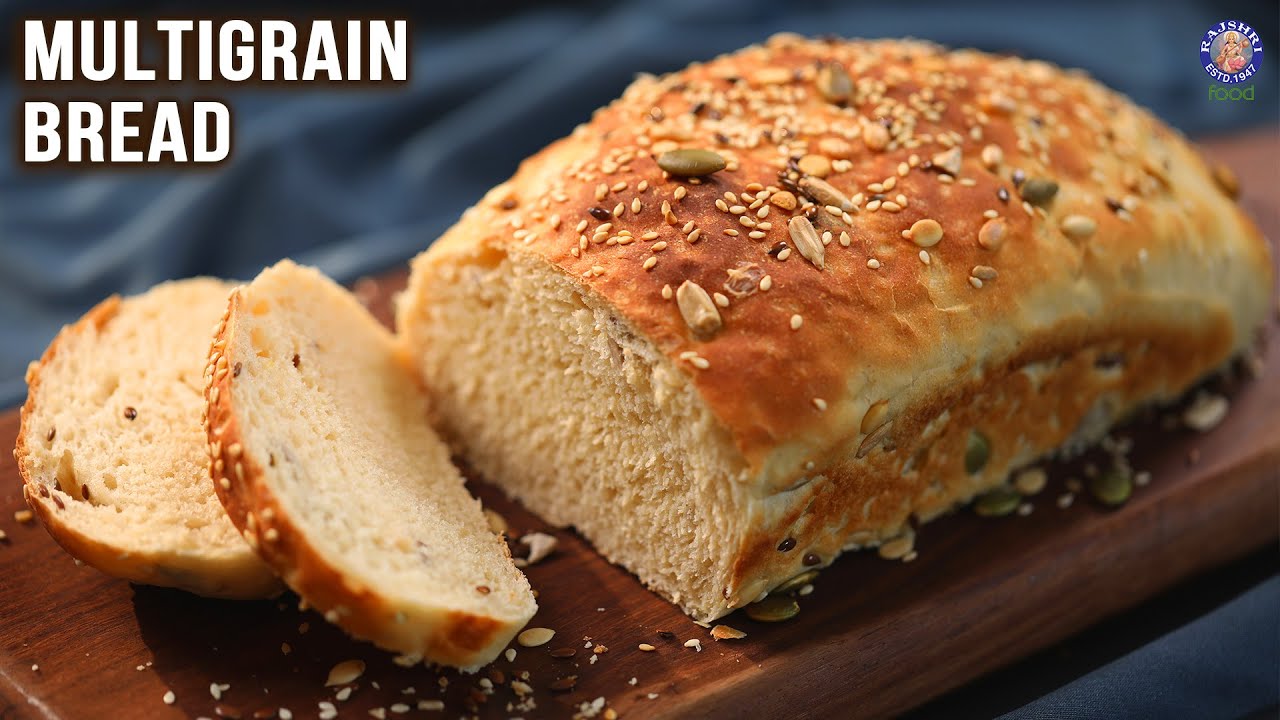 Multigrain Bread Recipe | No Eggs | How To Make Soft Bread at Home ...