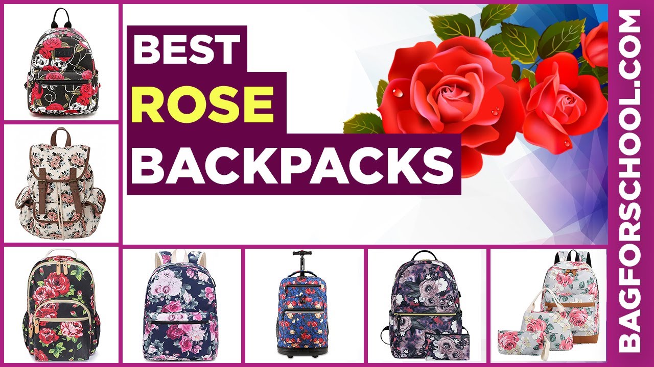 Backpacks With Roses : 35+ Beautiful Rose Backpack Collection - YouTube