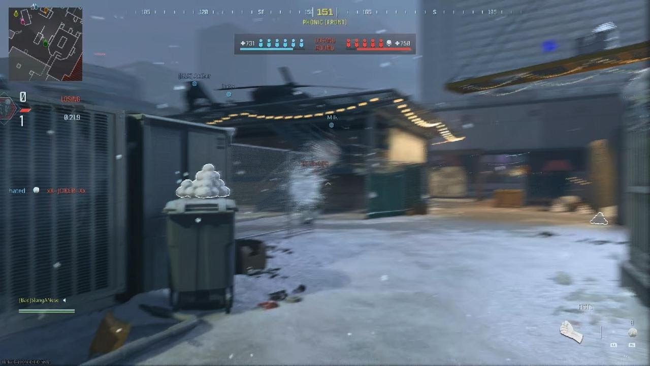 Call of Duty MW3 First Game and Win at New Snowball fight! - YouTube