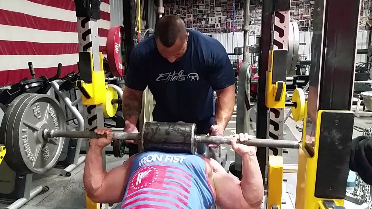 Shoulder saver bar press with IFBB Pro's Andrew Hudson and Ken Jackson ...