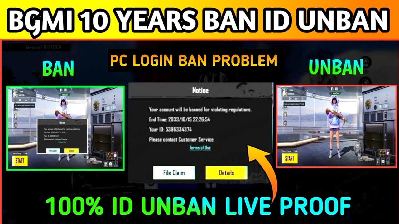 🔴URGENT NOTICE | FINALLY BGMI 10 YEARS BAN ID UNBAN | BGMI BAN ID RECOVER KAISE KARE - YouTube
