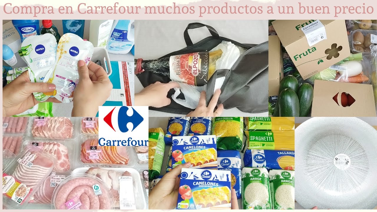 Compra en Carrefour muchos productos a buen precio - YouTube