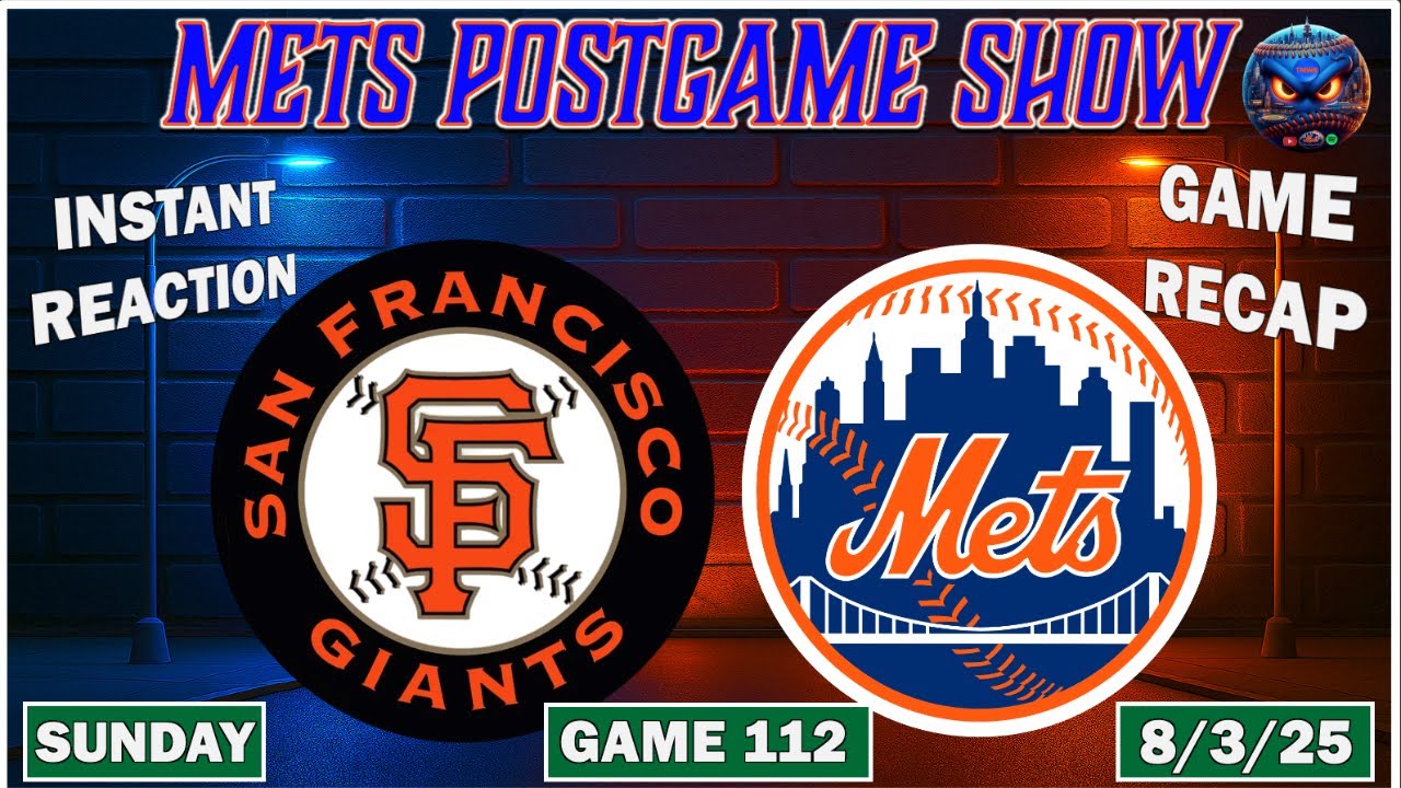 Mets PostGame Show | Mets vs Giants Series Recap | New York Mets | Mets ...
