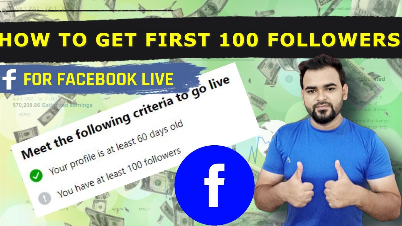 How to Get First 100 Followers On Facebook For Live😍 | Live Hua aur ...