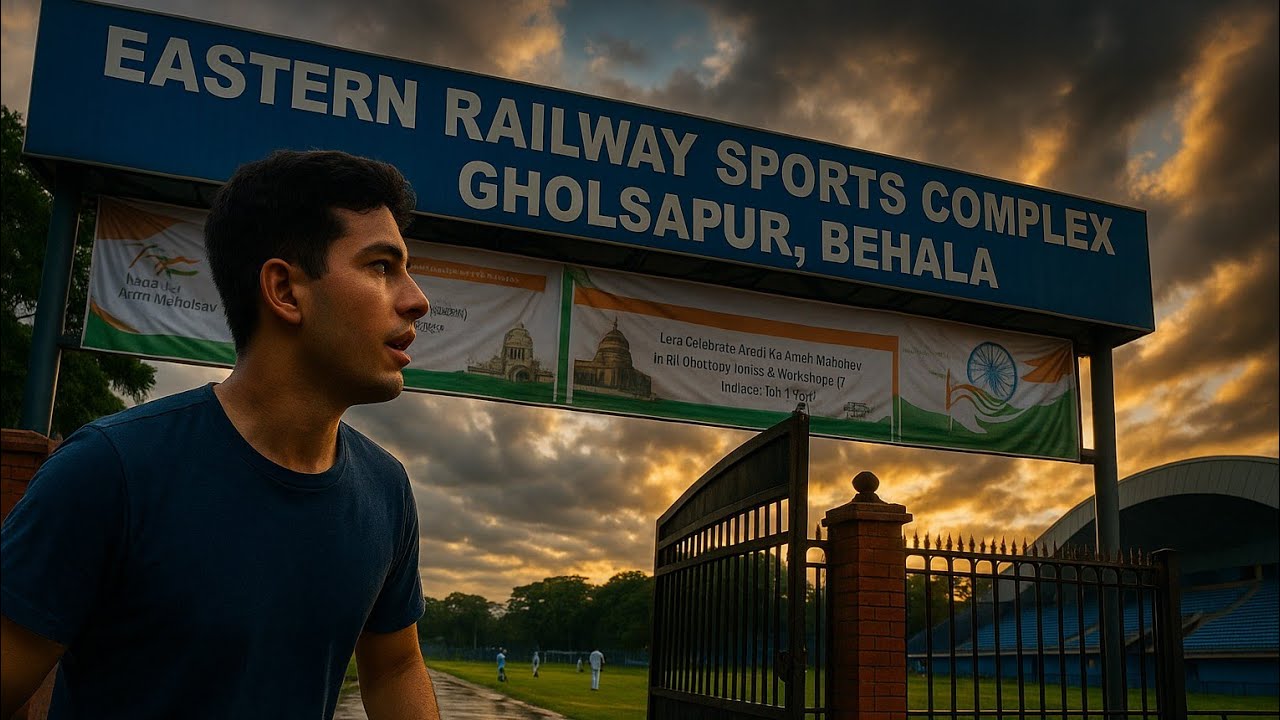 First Match in Kolkata | Eastern Railway Sports Complex Vlog | Epic ...